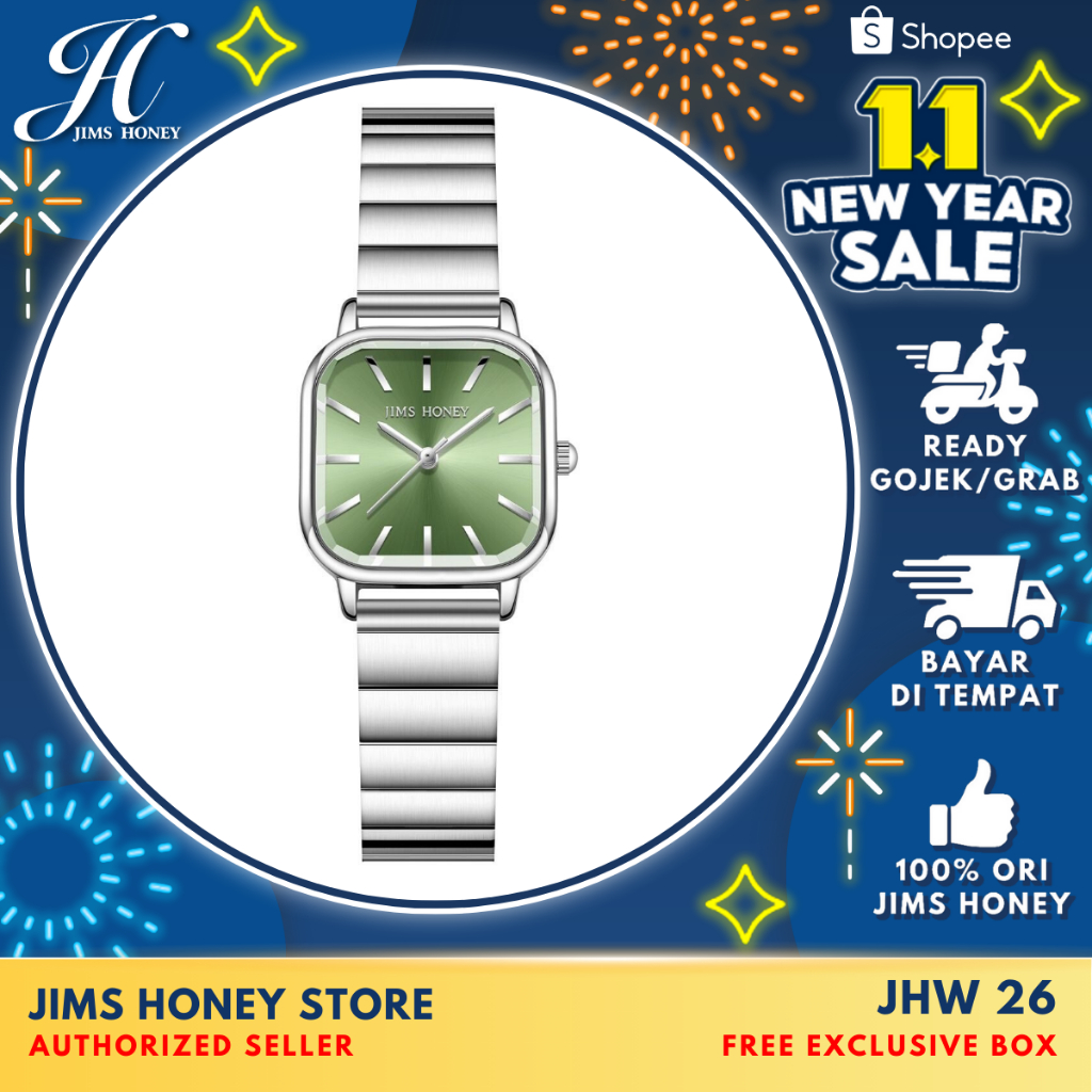 Jual JIMS HONEY JHW 26 JAM TANGAN WANITA FREE EXCLUSIVE BOX | Shopee Indonesia