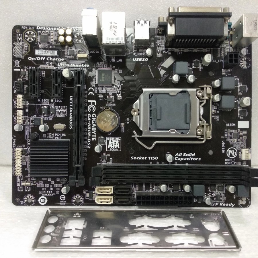 Jual Mainboard / motherboard gigabyte h81 socket 1150 ddr3 | Shopee ...