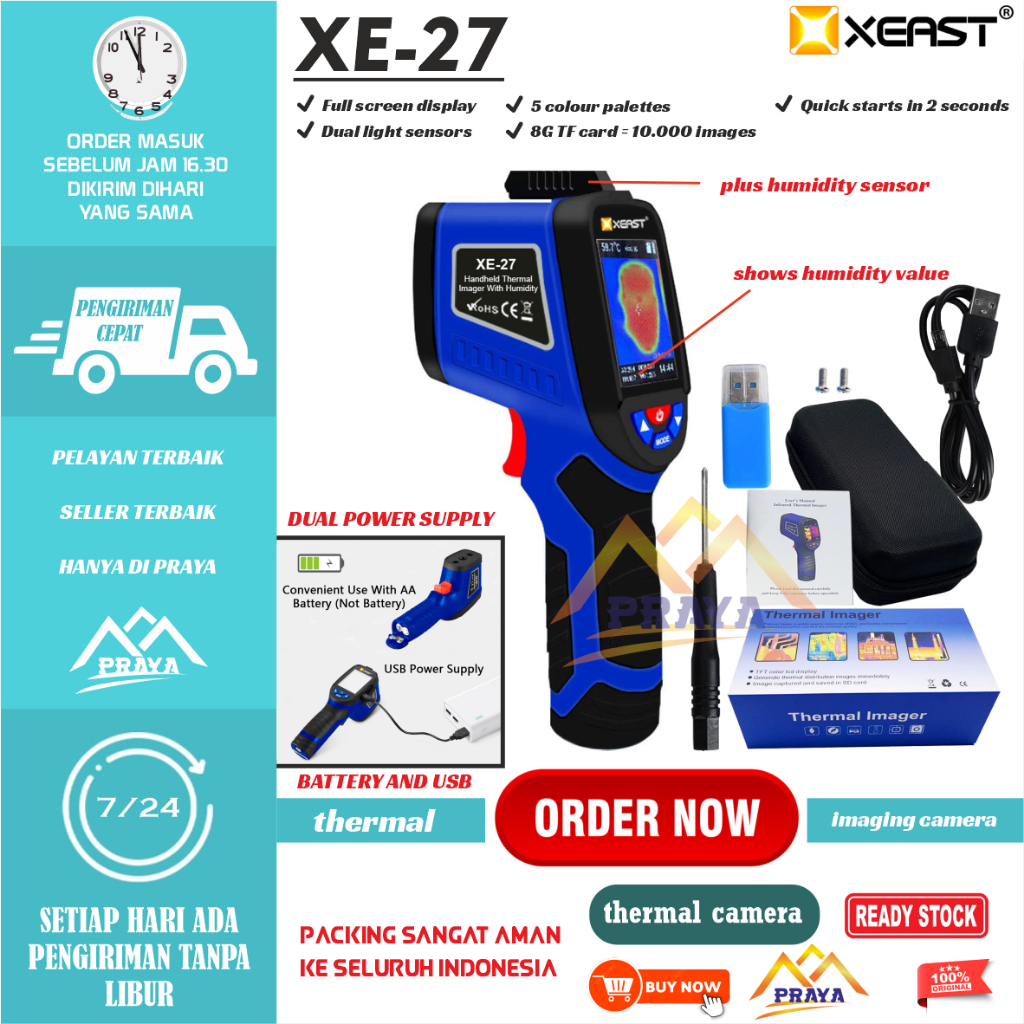 Jual HT02D xe-27 Thermal imager imaging camera HT-02D XEAST XE26 XE27 ...