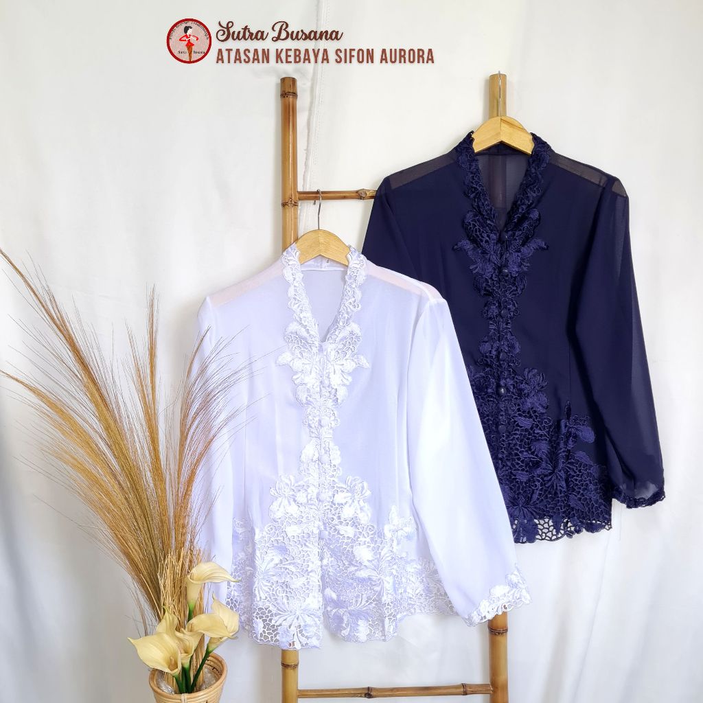 Jual Pusat Bordir Tasikmalaya - Kebaya Encim Bordir Sifon Aurora ...