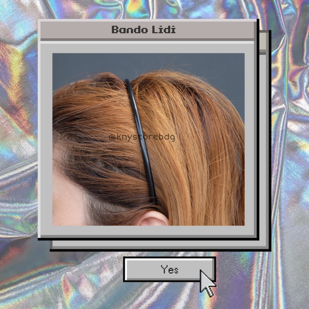 Jual [155] BONDU RAMBUT POLOS LIDI WARNA HITAM | Shopee Indonesia