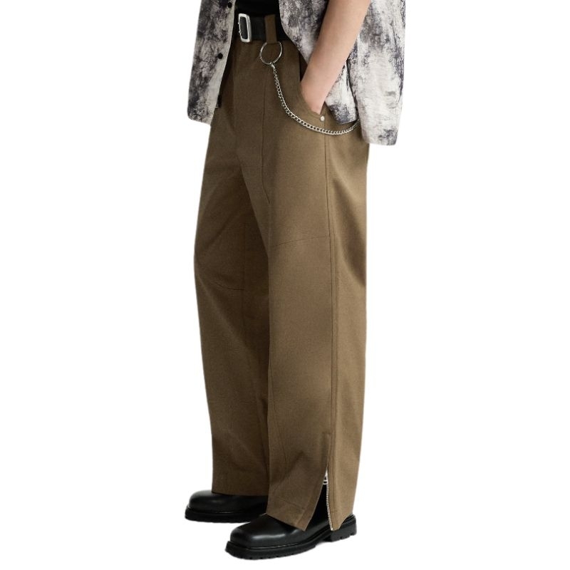 Jual Sai - Beside Long Pants Zipper Loose Fit | Shopee Indonesia
