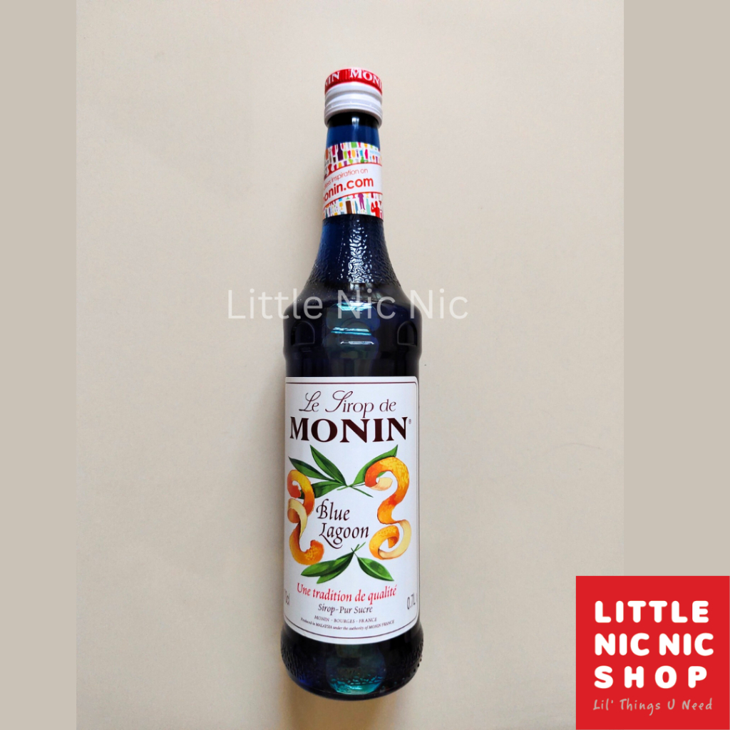 Jual Monin Blue Lagoon flavourd syrup 700ml sirup minuman cafe rasa ...