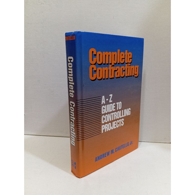 Jual Buku Complete Contracting By Andrew M Civitello | Shopee Indonesia