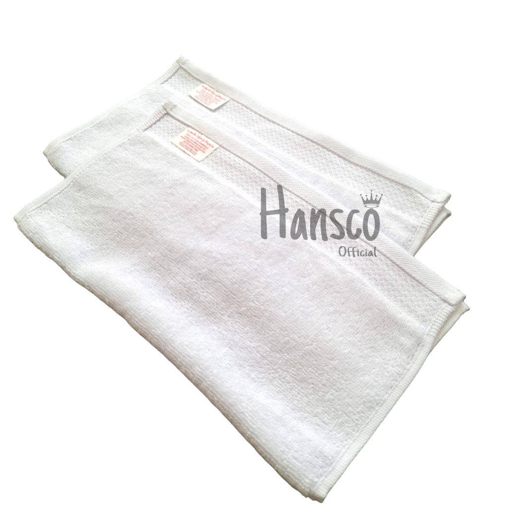 Jual Handuk Kecil Muka Handuk Leher Putih Bersih Perlengkapan Haji Dan ...