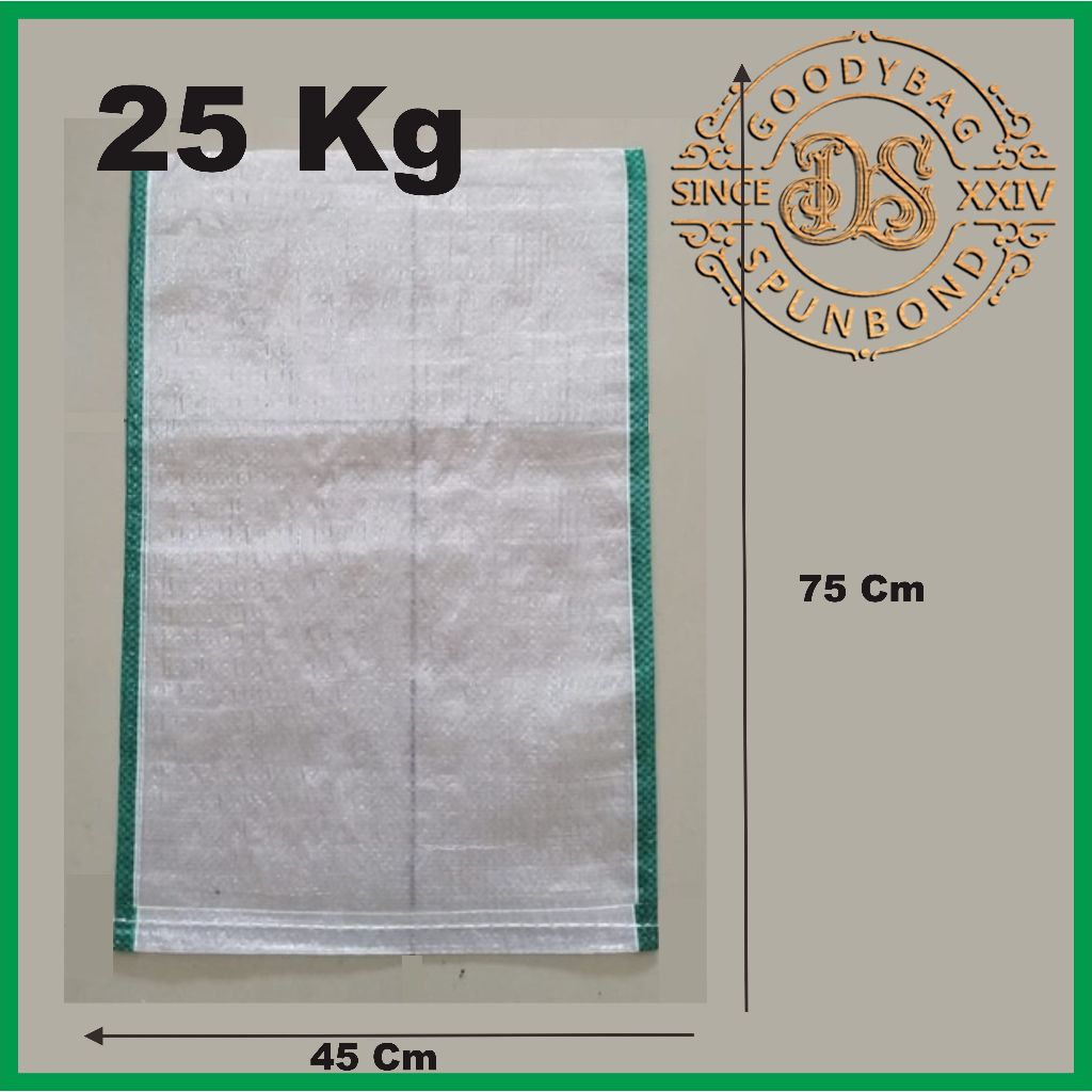 Jual Karung beras polos transparan 25 kg | Shopee Indonesia