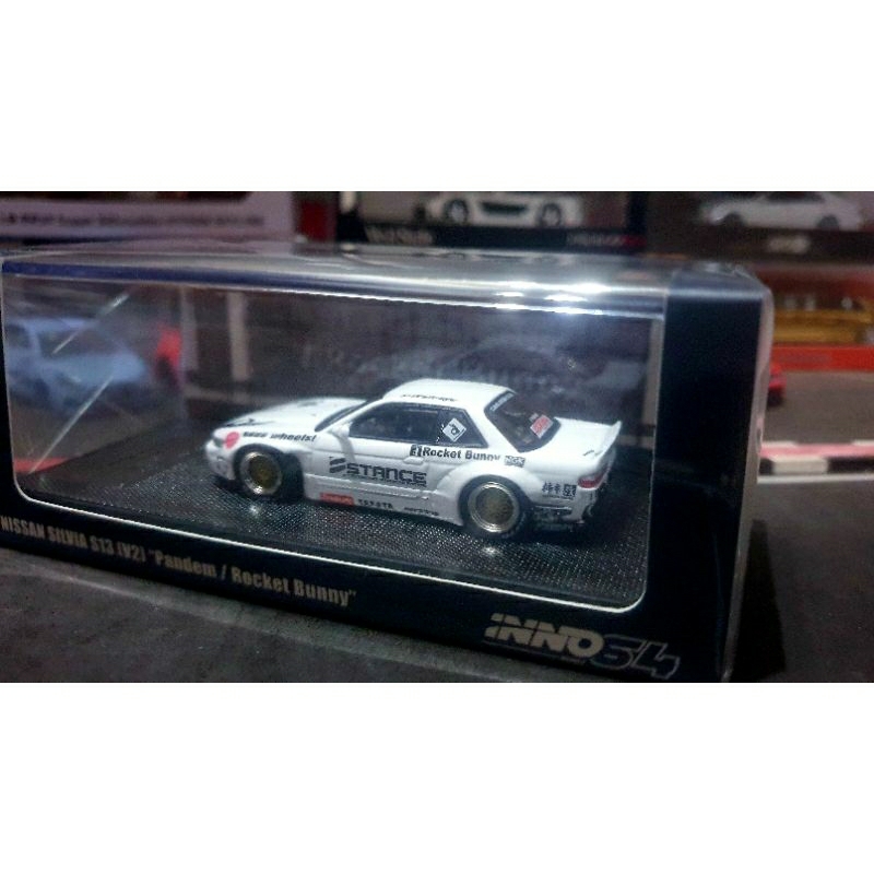 Jual Diecast inno64 Nissan Silvia S13 V2 Pandem Rocket bunny White ...