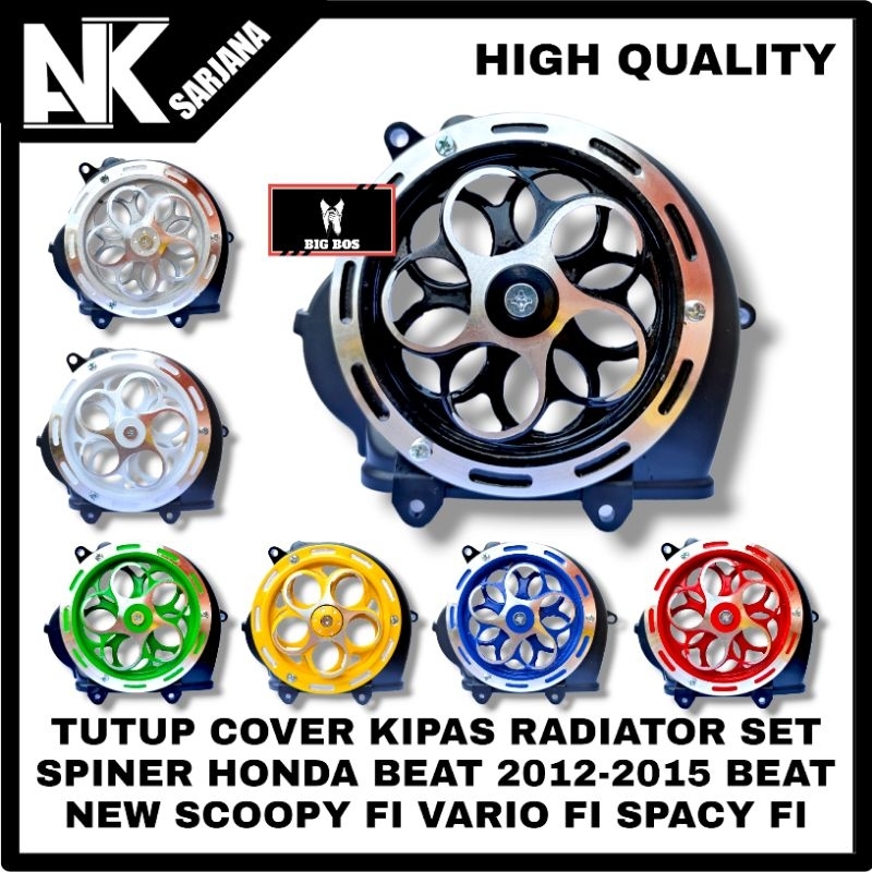 Jual TUTUP COVER KIPAS RADIATOR SET SPINER HONDA BEAT 2012-2015 BEAT ...