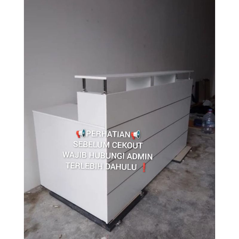 Jual MEJA RESEPSIONIS / MEJA KASIR / MEJA KLINIK / MEKA KANTOR / MEJA ...