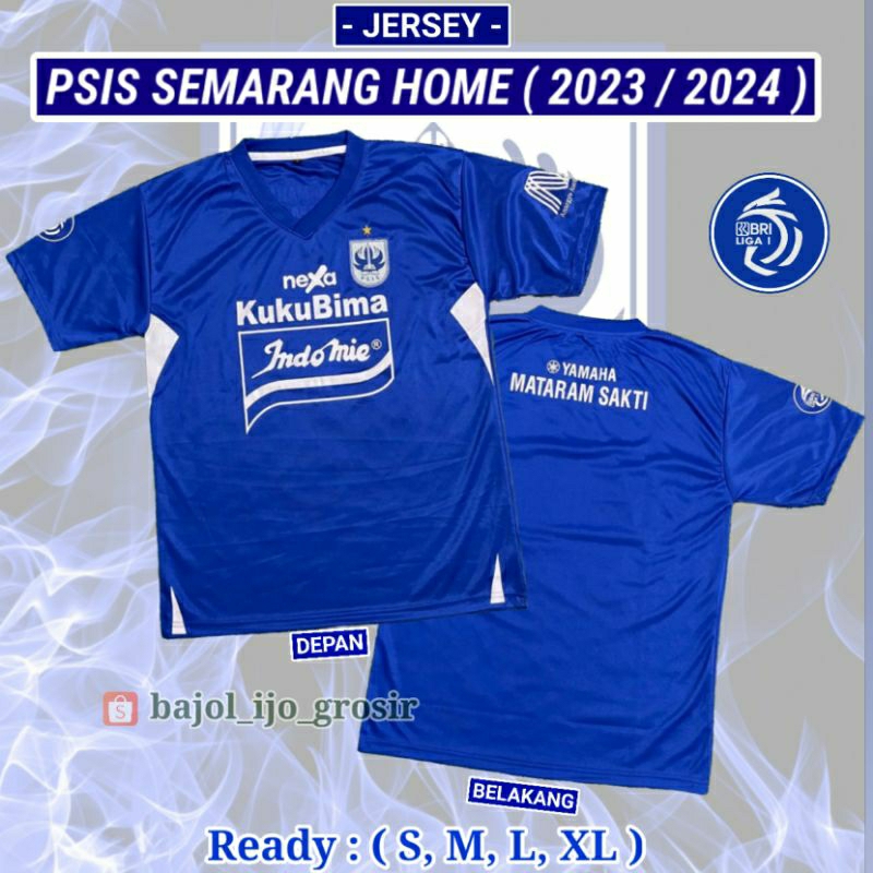Jual Jersey PSIS SEMARANG Home 2023 / 2024 BRI Liga 1 Biru Celana ...