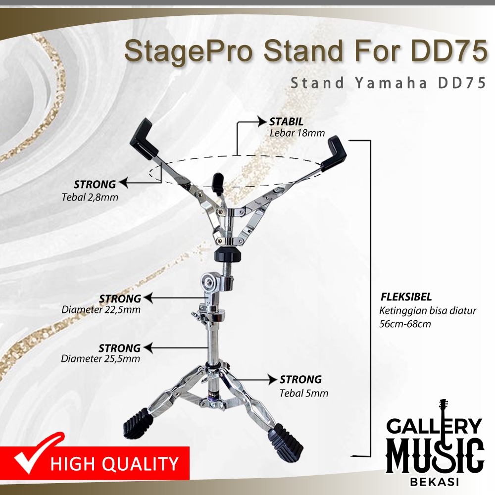 Jual StagePro Stand Compact Digital Drum for Yamaha DD75 / DD 75 ...