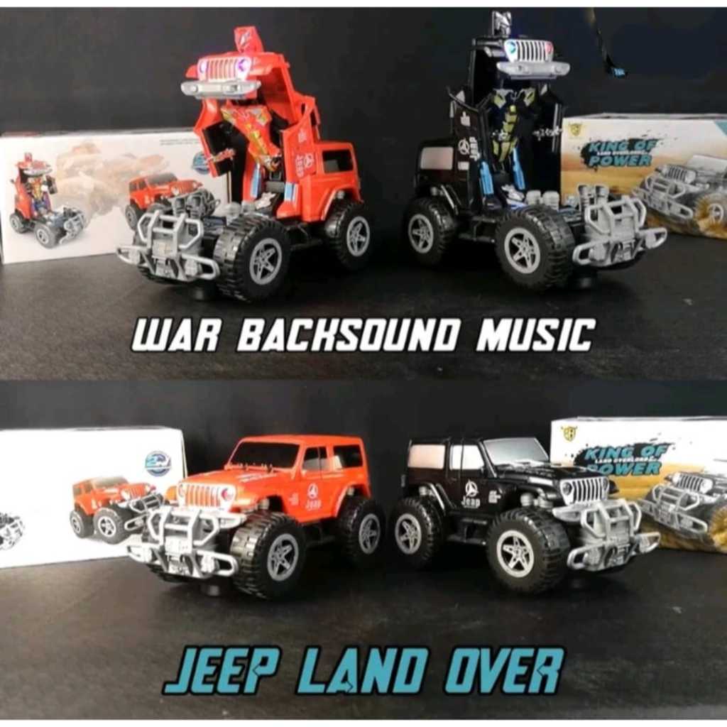 Jual MOBIL MOBILAN ROBOT TRANSFORMERS JEEP OFFROAD | Shopee Indonesia