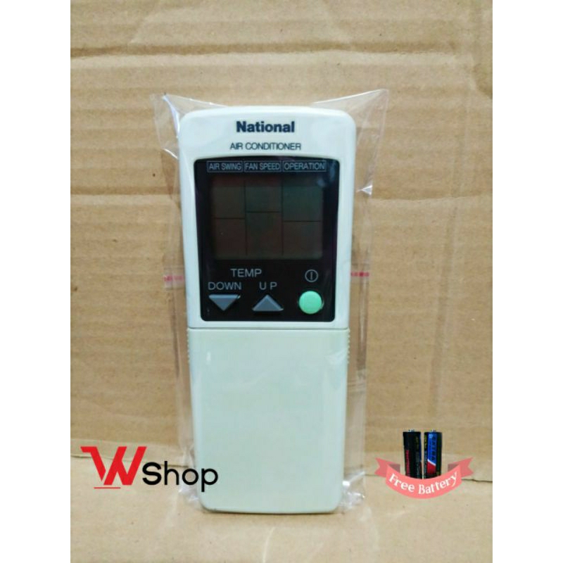 Jual REMOT AC NATIONAL ORIGINAL Air Conditioner H | Shopee Indonesia