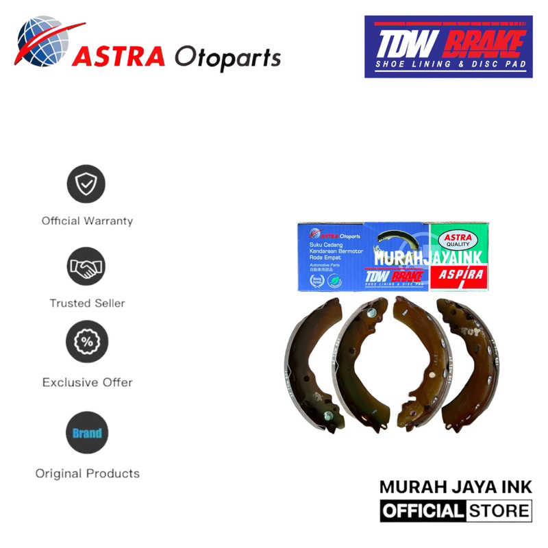 Jual Kampas Rem Belakang / Brake Shoe TDW DAIHATSU TARUNA TAFT F-70V ...