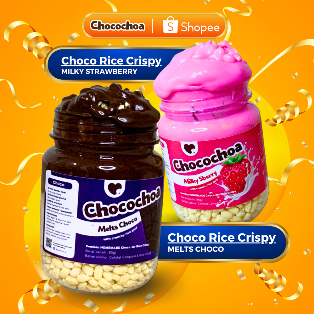 Jual CHOCOCHOA - Choco Jar Rice Crispy Cemilan Manis Topping Cokelat ...