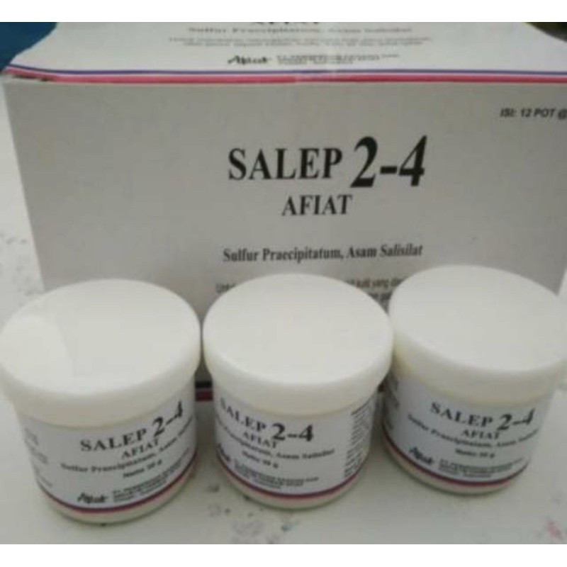 Jual Salep 2-4 Afiat 15gr & 30gr Perbox / Salep 24 Salep Gatal Kadas ...
