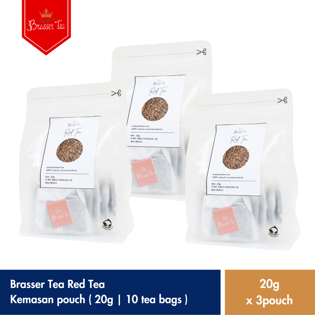 Jual [ BUNDLING ] Red Tea ( Vanilla Bourbon ) | Kemasan Pouch (3x20gr ...