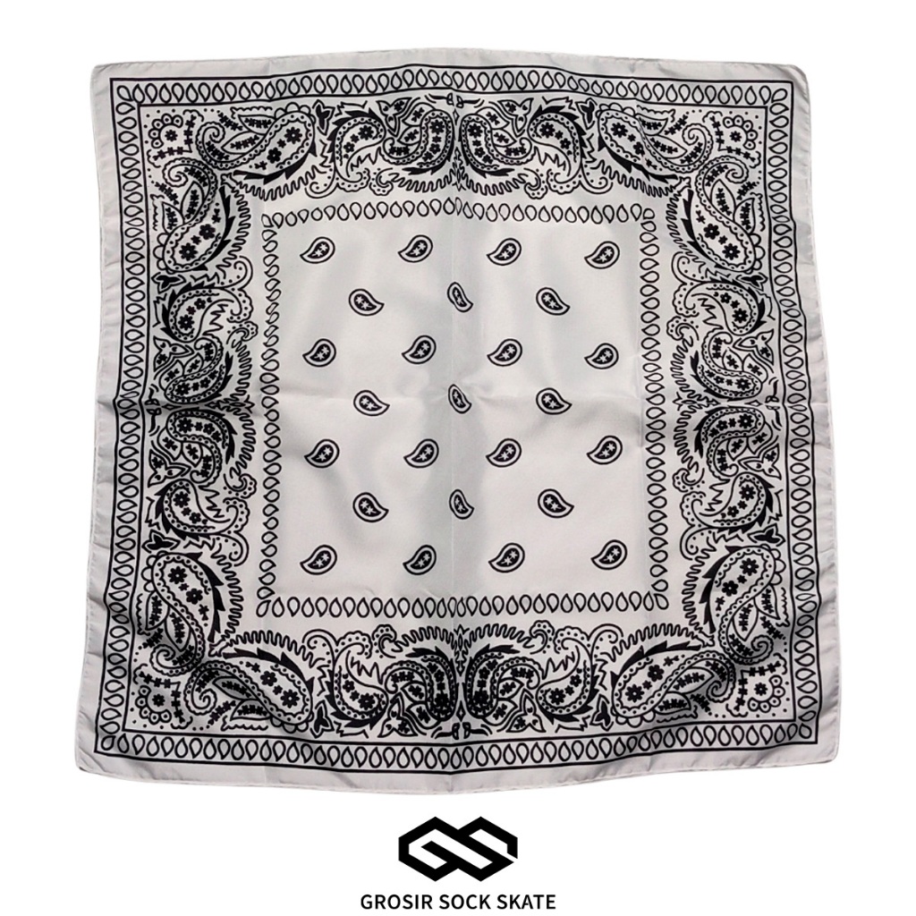 Jual Slayer Bandana Motif Paisley Putih | Shopee Indonesia