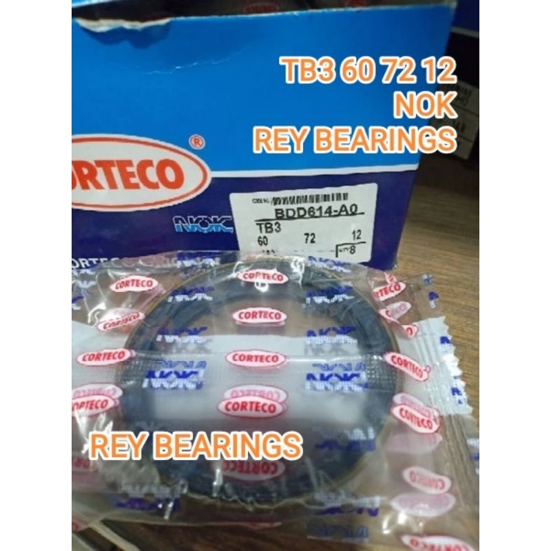 Jual Oil seal TB3 60 72 12 merk NOK CORTECO | Shopee Indonesia