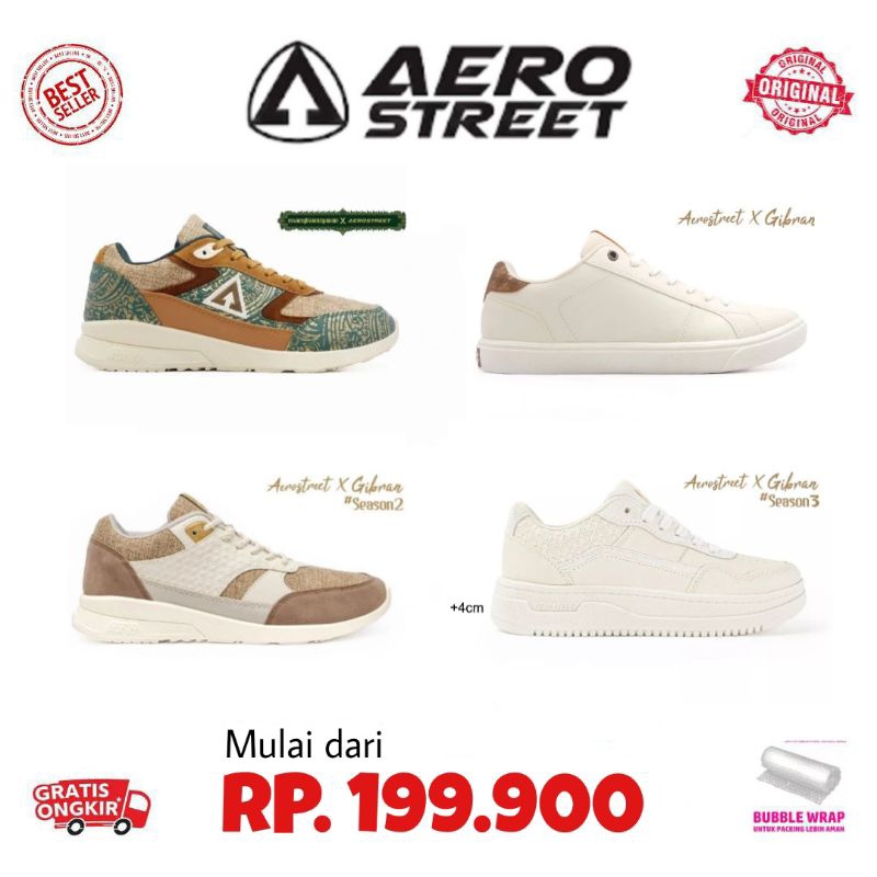 Jual (ORIGINAL) AEROSTREET X PURO MANGKUNEGARAN / GIBRAN BATIK SERIES ...