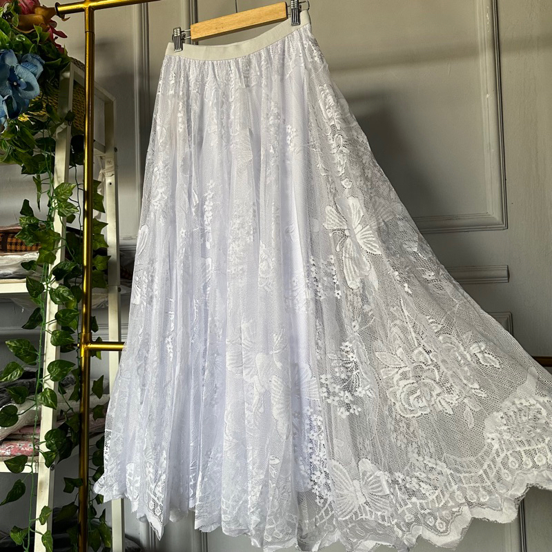 Jual Youngmoodis rok brokat import vintage skirt brocade | Shopee Indonesia