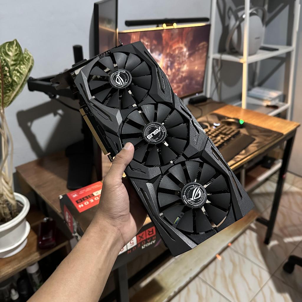 Jual VGA RX 590 8GB GDDR5 256bit ASUS ROG STRIX Tripe Fan not RTX or ...