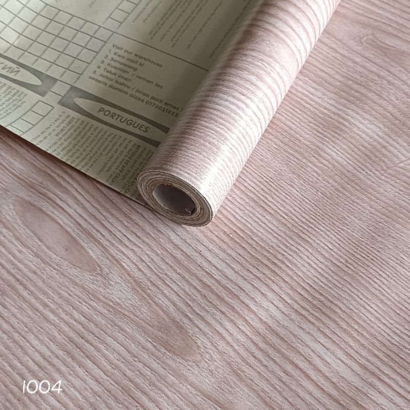 Jual Wallpaper sticker tembok dinding kayu vintage coklat muda sudah ...
