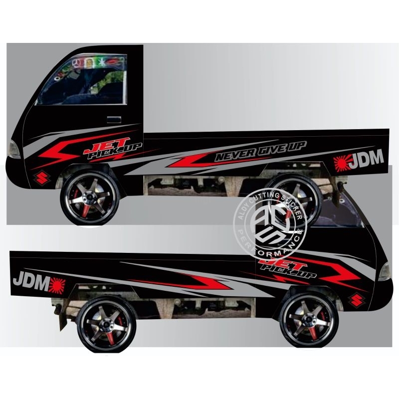Jual CUTTING STICKER UNTUK MOBIL PICK UP CARRY SS READY STOCK BISA ...