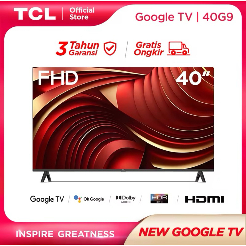 Jual TCL 40 Inch Google TV - FHD - Dolby Audio - Google Play/Netflix ...