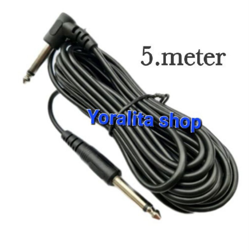 Jual Kabel Gitar Listrik Shengwei/Kabel Gitar Jack Audio - 5 Meter ...