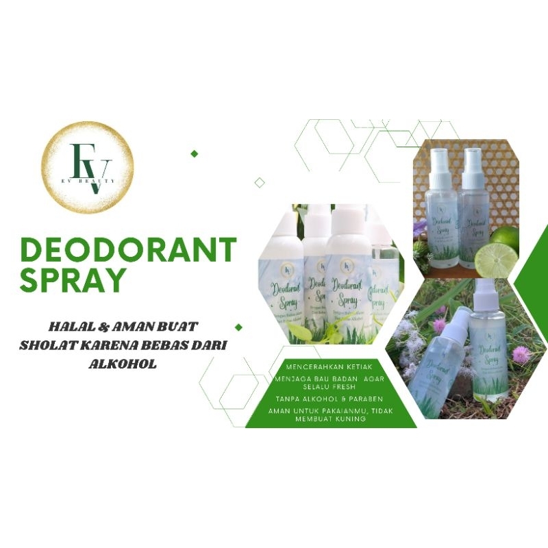 Jual Deodorant Spray Anti Bau Badan, Tidak Bikin Baju Berwarna Kuning ...