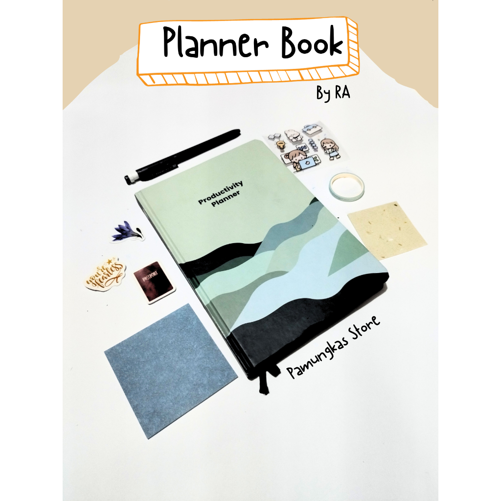 Jual Buku Planner by Ra 2024 + Free Gift (Ready Stock) | Shopee Indonesia
