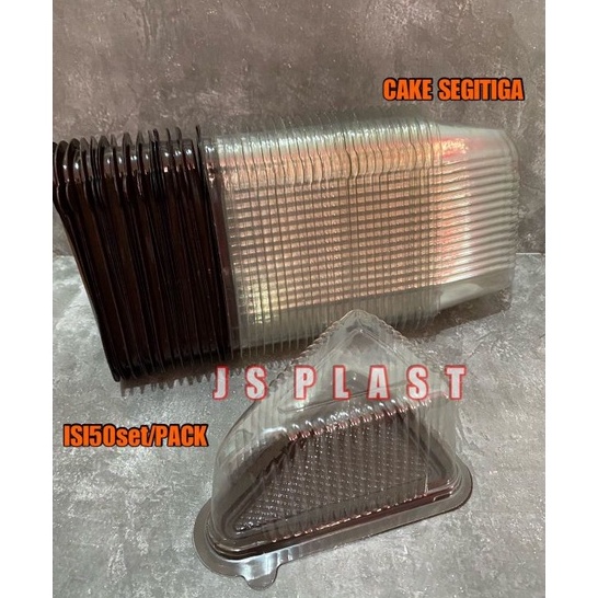 Jual New ISI 5SET Mika Kue Segitiga Potong Tutup Mika Cake Segitiga ...