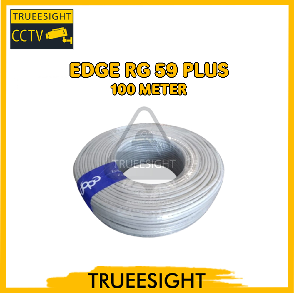Jual Kabel cctv RG 59 plus Power 100 meter merk EDGE kualitas bagus ...