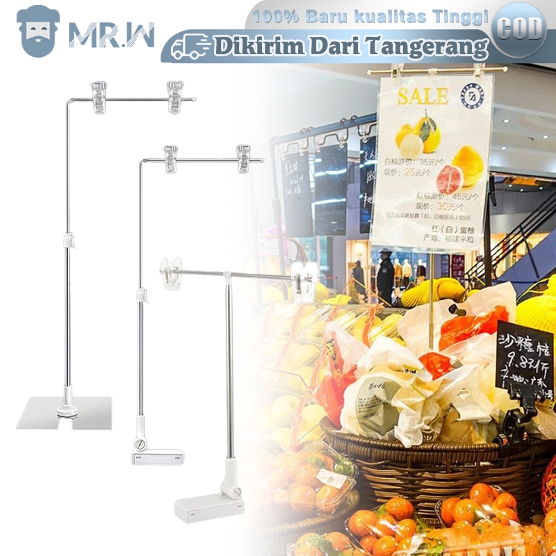 Jual Hanging Banner Magnet Pop Display Meja Adjustable Display Banner ...