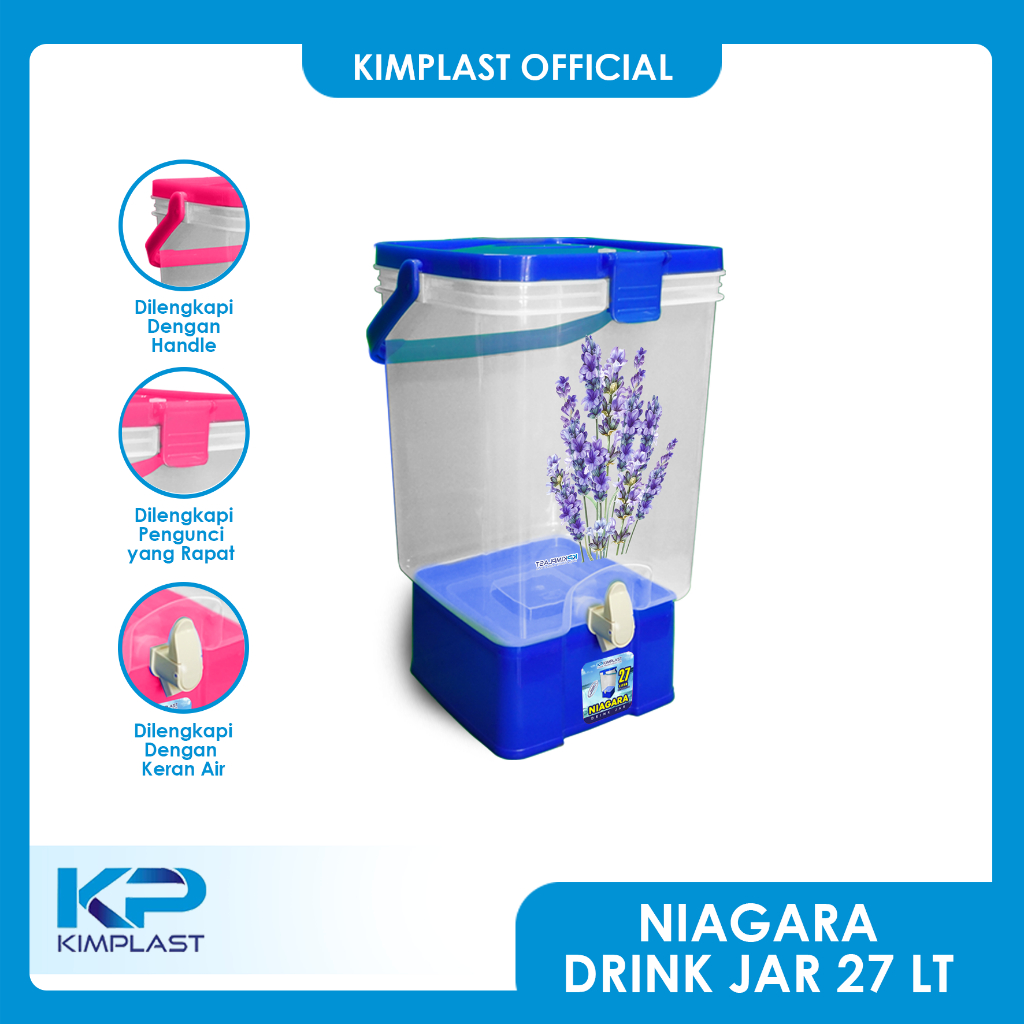 Jual KIMPLAST Niagara Drink Jar 27 Liter | Shopee Indonesia