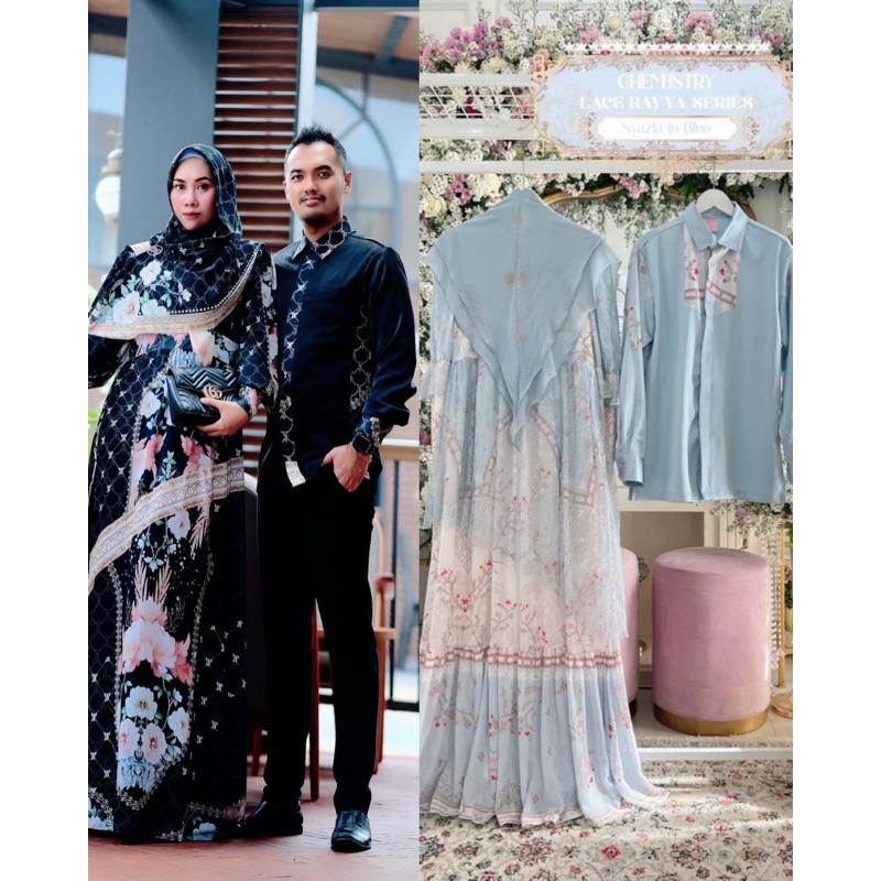 Jual BLOOMING CLASSIC UP RAYA SERIES ALLENA SYAZIA IN BLUE CHEMISTRY ...