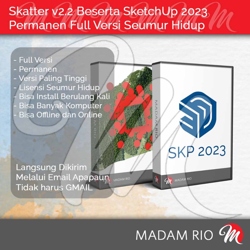 Jual PLUGINS SKATTER 3D SKETCHUP 2023 WIN ARSITEK ARCHITECTURE ...