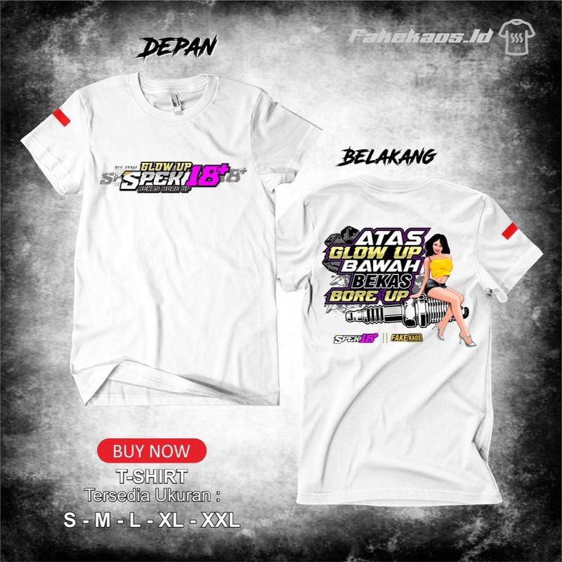 Jual Kaos Spek 18+ V3 Glow Up Bekas Bore Up / Baju Distro Atas Glow Up ... Jual Kaos Spek 18+ V3 Glow Up Bekas Bore Up / Baju Distro Atas Glow Up ...