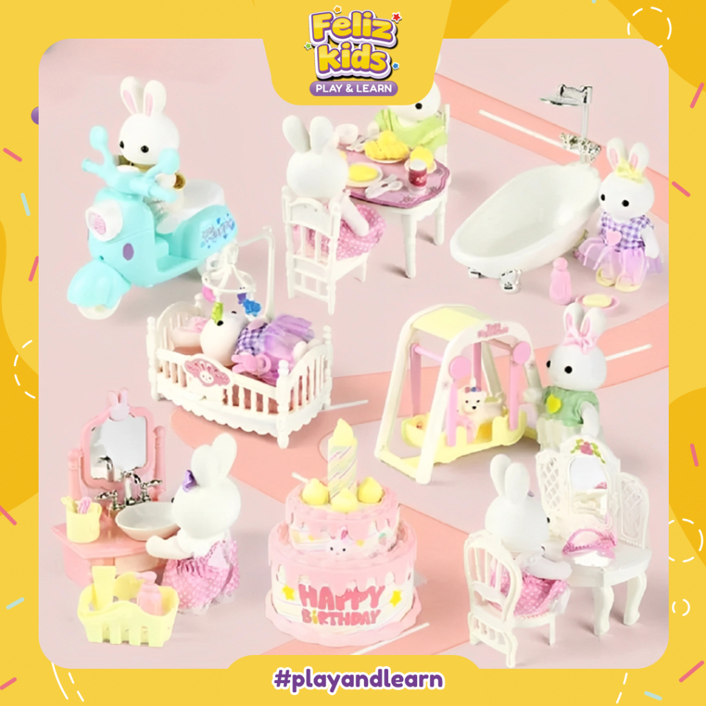 Jual [FELIZKIDS] [FK100] Pretend Play Mainan Rumah Rumahan Playhouse ...