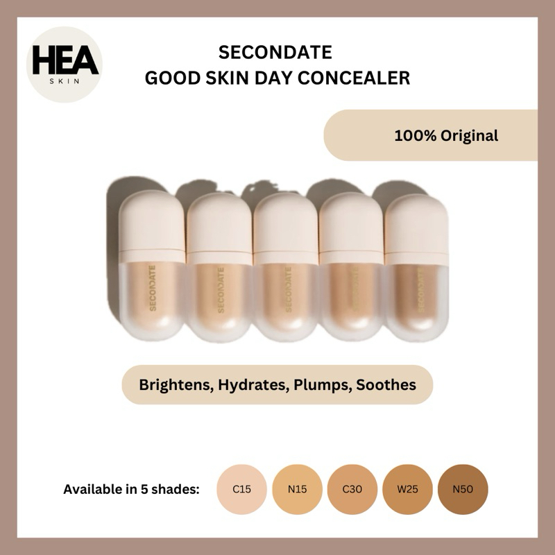Jual Secondate Good Skin Day Concealer | Shopee Indonesia