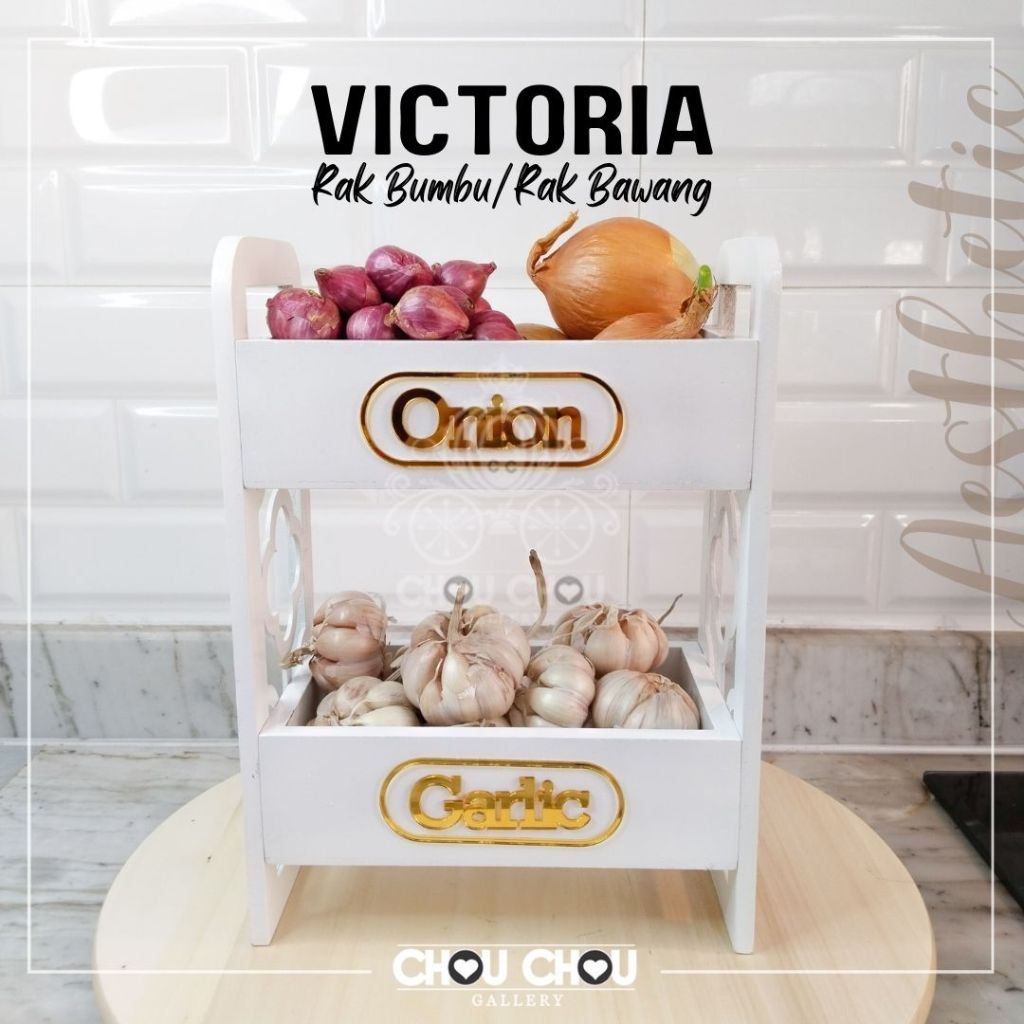 Jual chouchou - VICTORIA 2susun rak bawang/rak bumbu/rak dapur ...