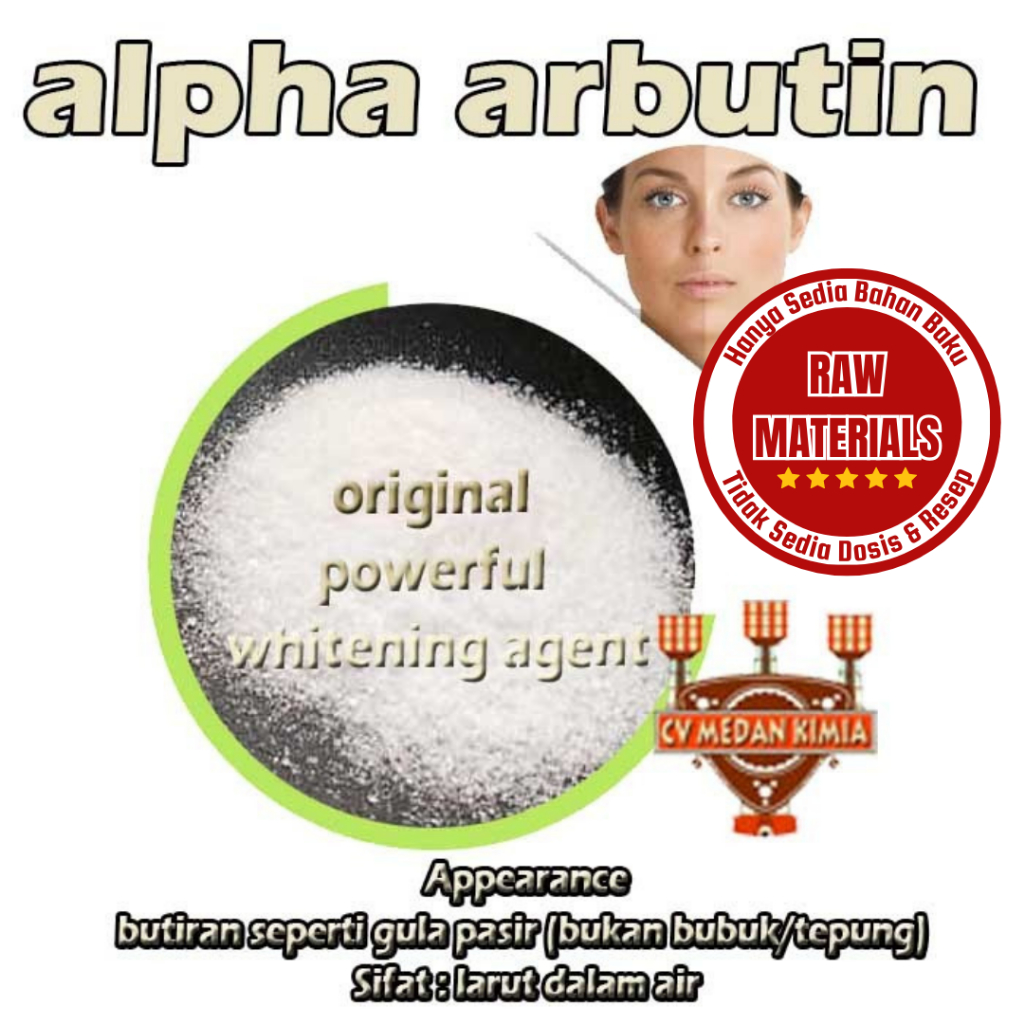 Jual JUAL Bubuk Whitening Agent Alpha Arbuthine Bahan Pemutih Alfa ...