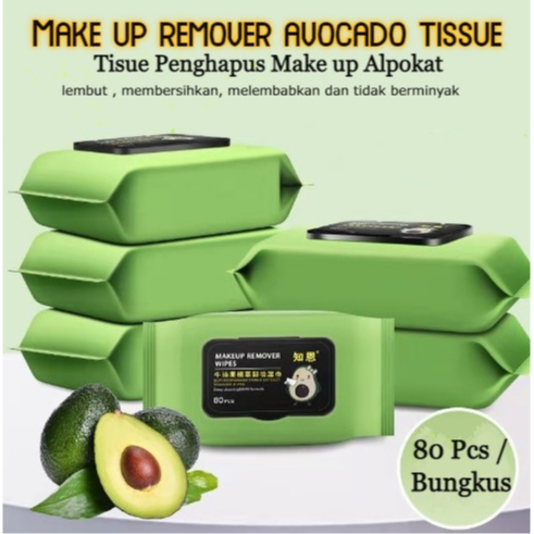 Jual 80Lembar Tisu Penghapus Riasan Wajah / Makeup Remover Tissue ...
