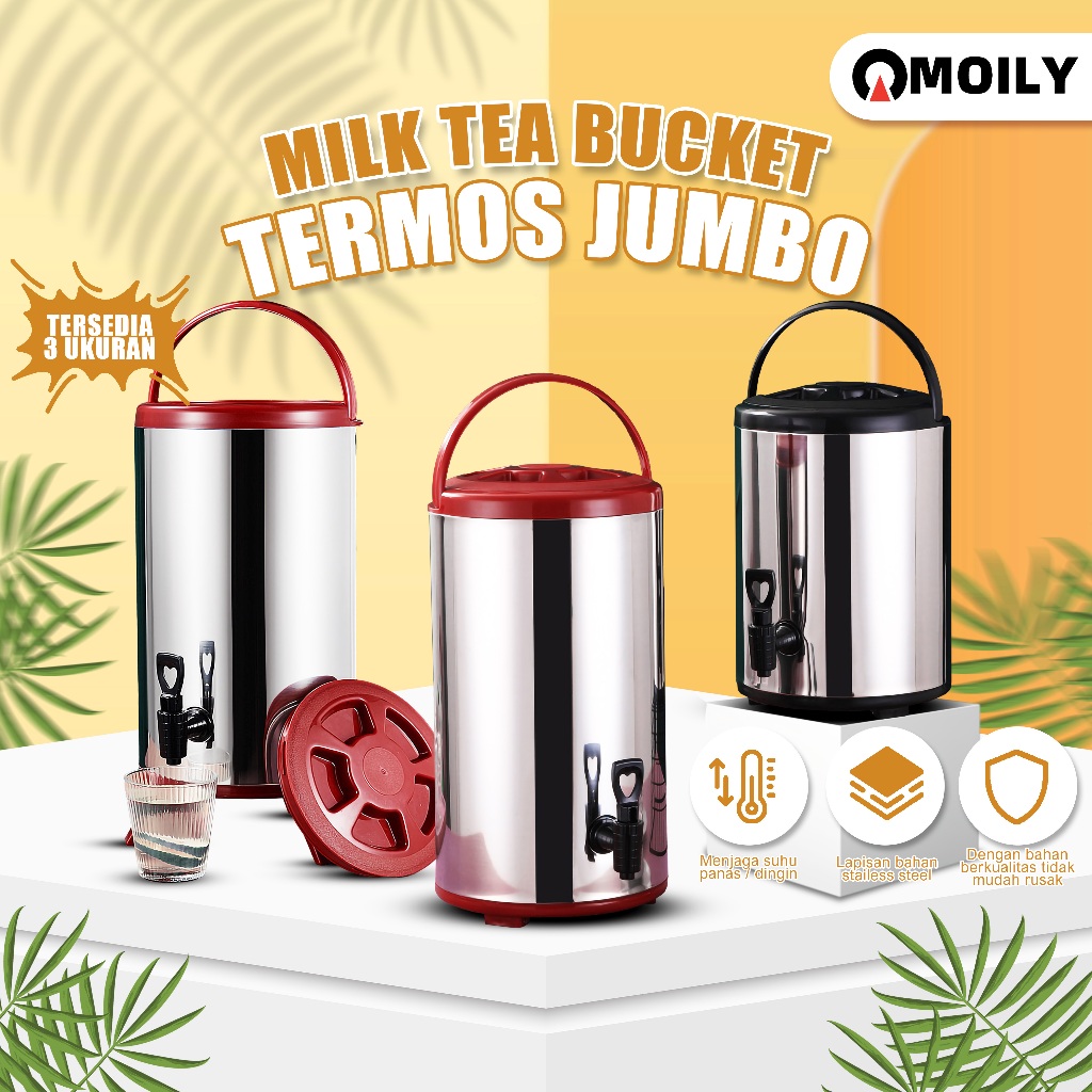 Jual MOILY Dispenser Minuman Juice Teh Kopi Milk Tea Bucket Kapasitas ...