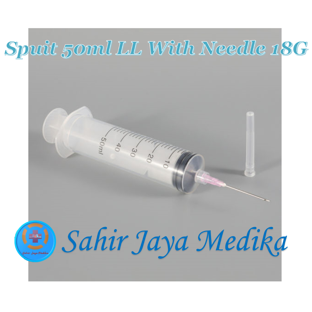 Jual Spuit 50ml Lubang Tengah Syringe 50cc Luer Lock Harga Per Pcs ...