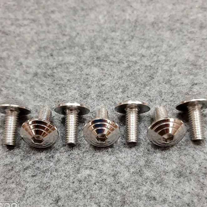 Jual Baut probolt 6x15 PAYUNG atau baut drat 10 panjang 1,5cm model payung stainless original ...