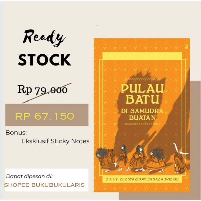 Jual Pulau Batu di Samudera Buatan (Bonus: Sticky Notes) | Shopee Indonesia