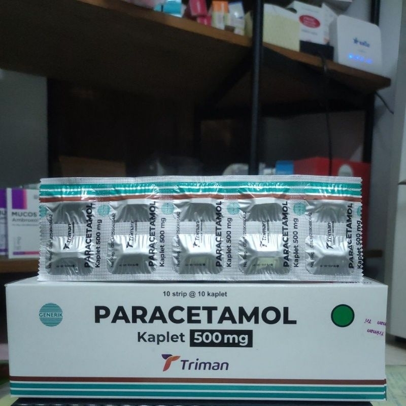 Jual paracetamol 500mg kaplet triman | Shopee Indonesia