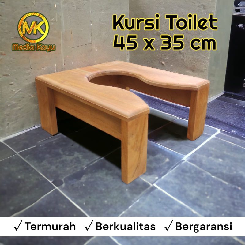 Jual Kursi toilet kursi wc duduk lansia kursi jongkok kayu bangku ...